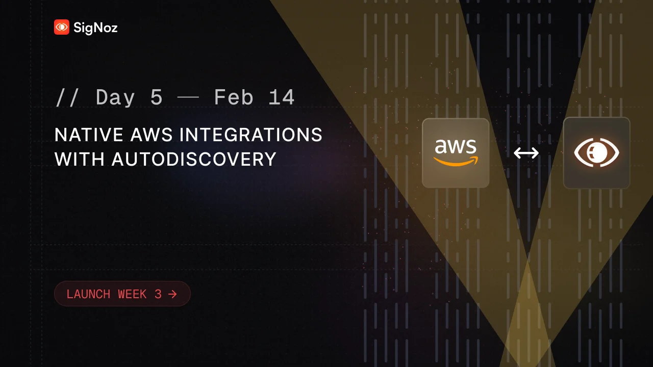 Native AWS Integrations with AutoDiscovery | SigNoz